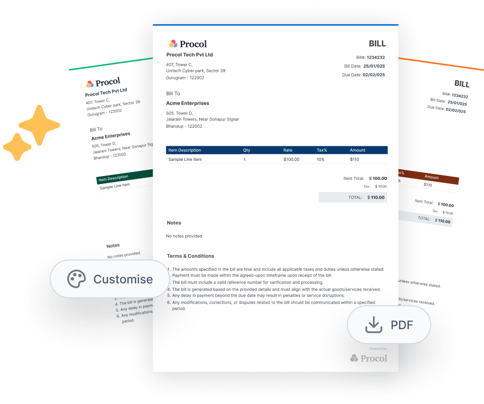 Free online Bill Generator in 2025